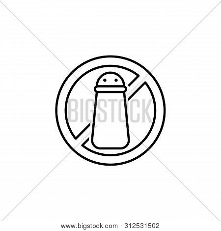 Salt Outline Icon. Vector & Photo (Free Trial) | Bigstock