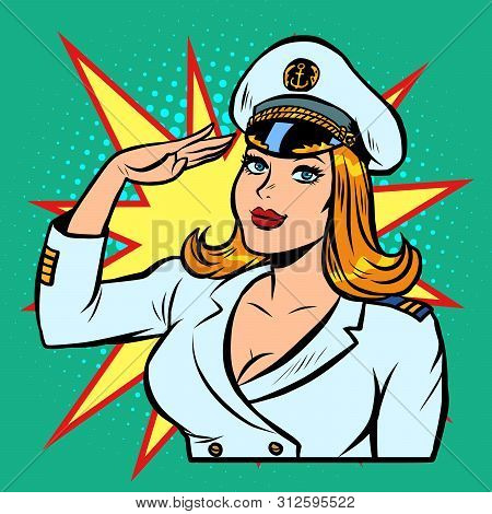 Woman Captain Sea Vector & Photo (Free Trial) | Bigstock