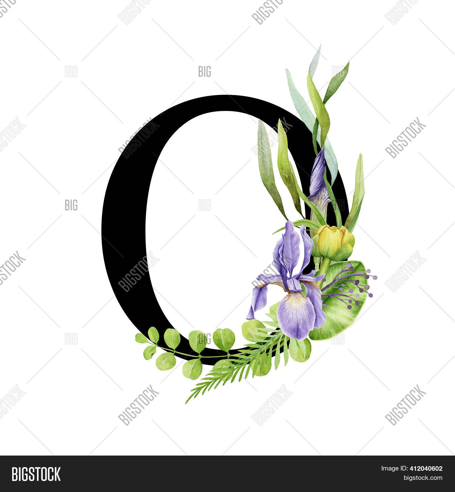 Floral Spring Alphabet Image & Photo (Free Trial) | Bigstock