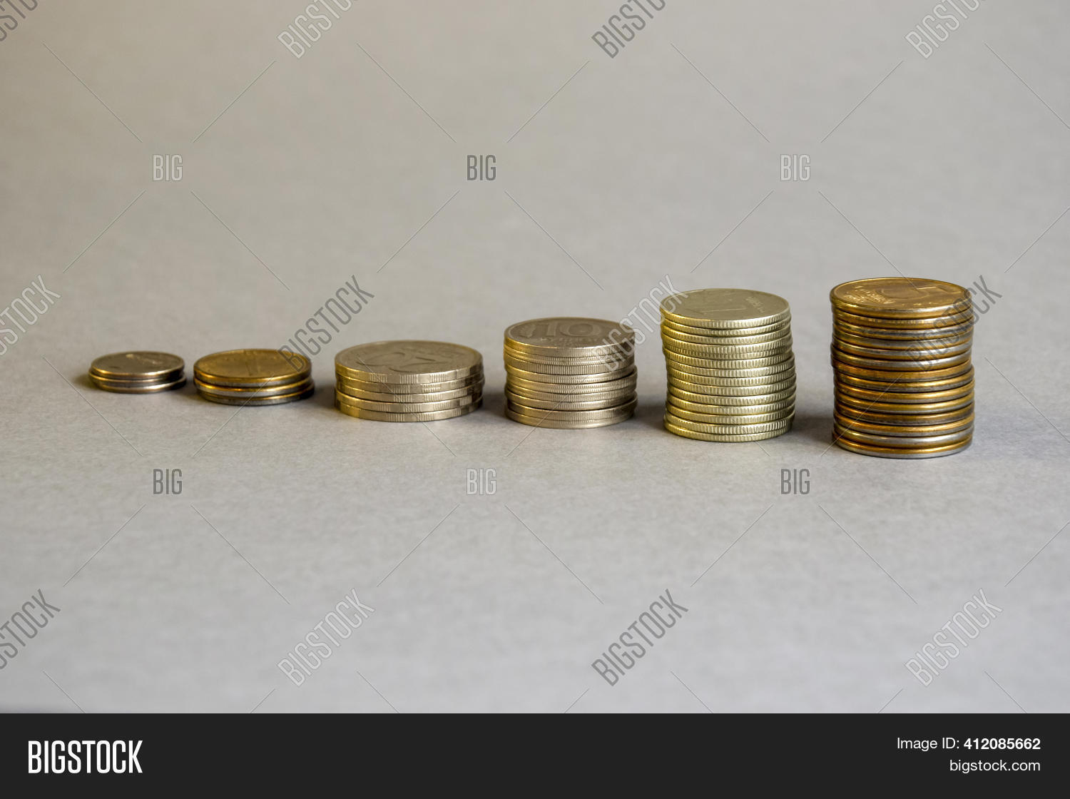 Coins Different Sizes Image & Photo (Free Trial) | Bigstock