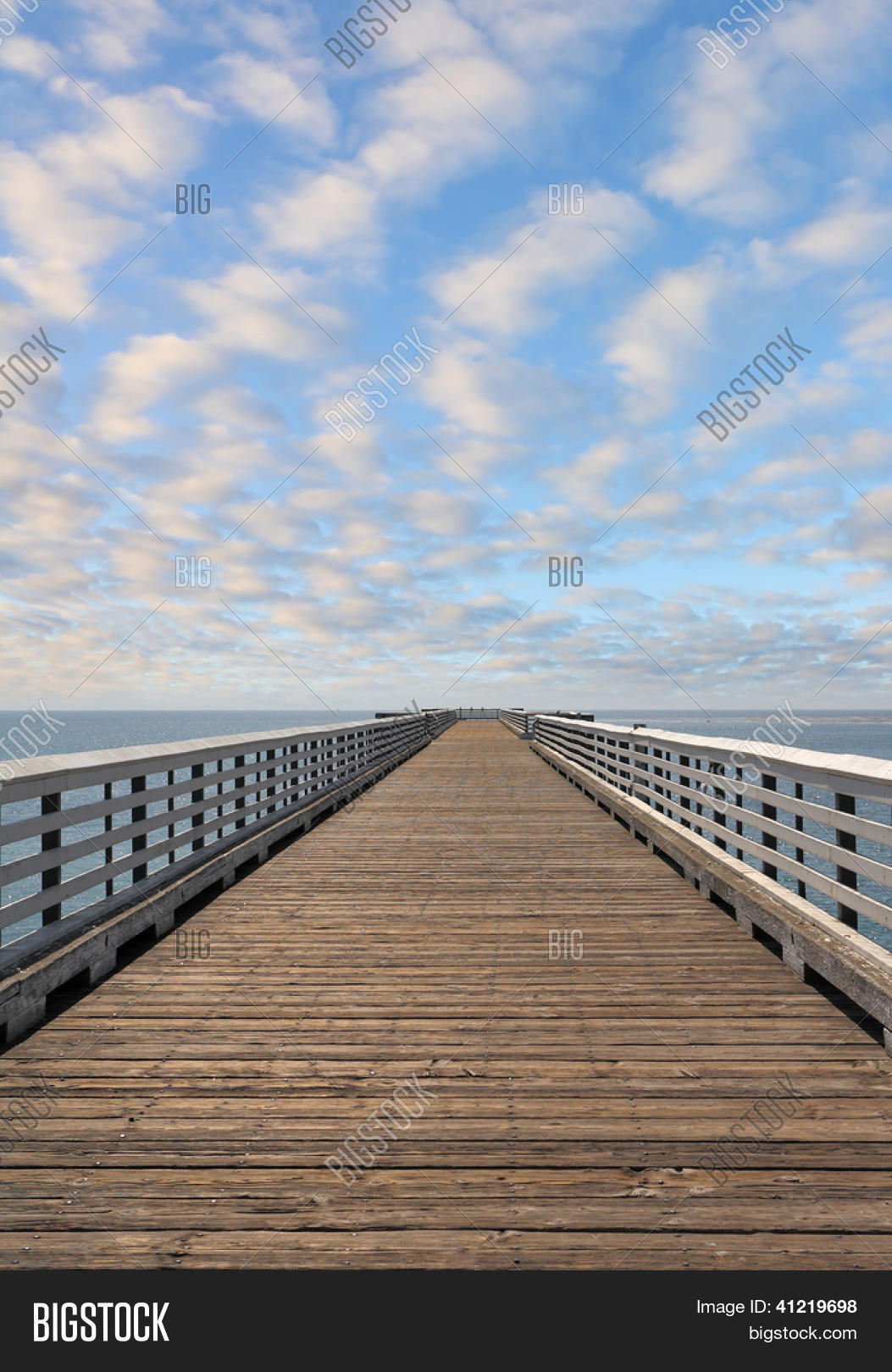 Wooden Pier Handrail. Image & Photo (Free Trial) | Bigstock