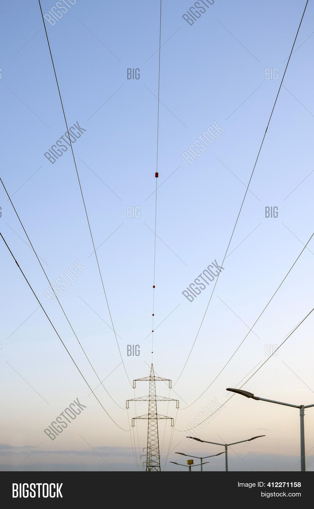 Metallic Pylon High- Image & Photo (Free Trial) | Bigstock