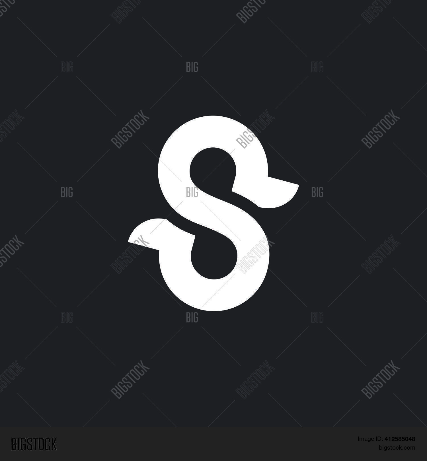 Letter S Simple Vector & Photo (Free Trial) | Bigstock