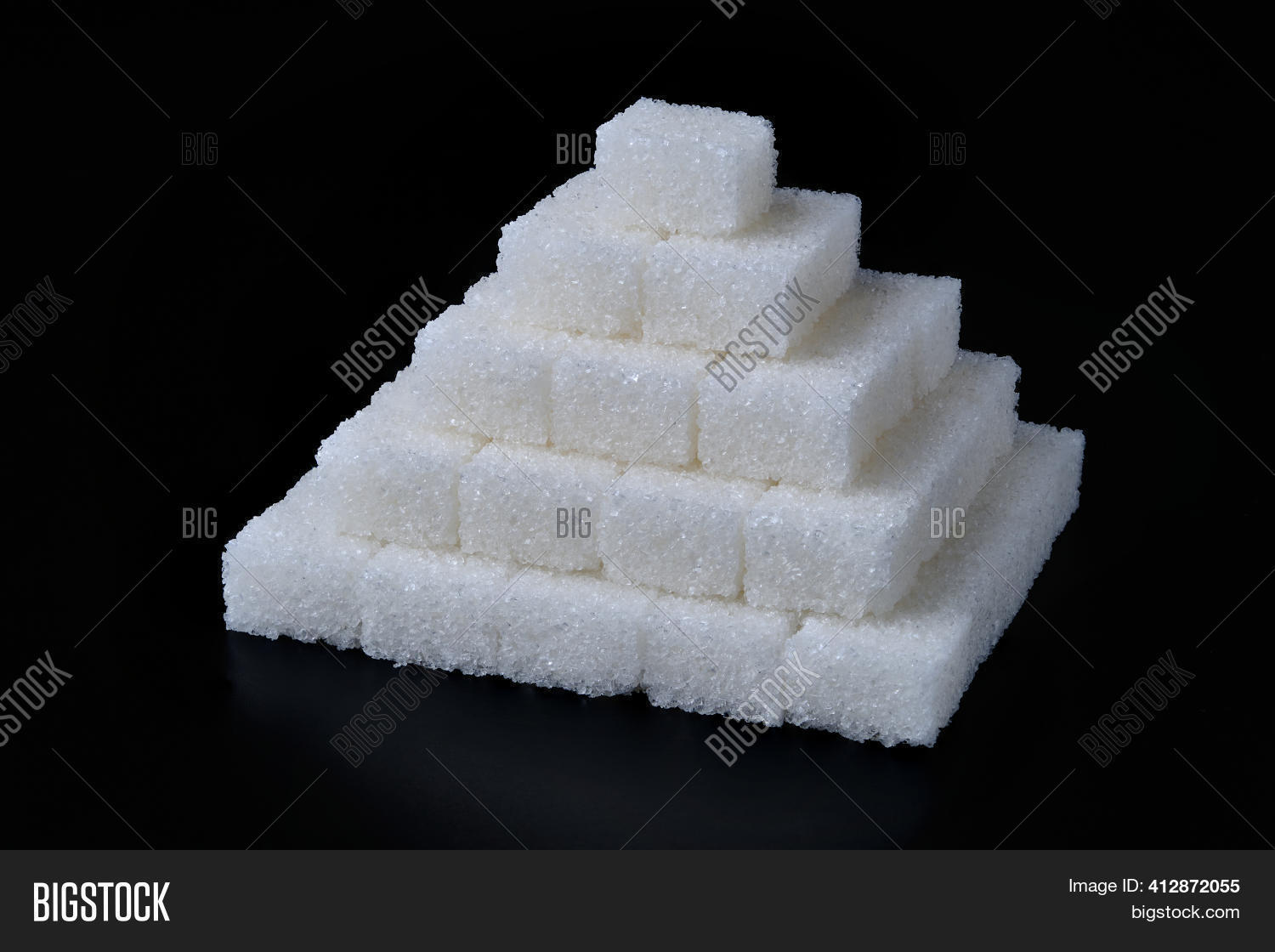 Pyramid Made Sugar Image & Photo (Free Trial) | Bigstock