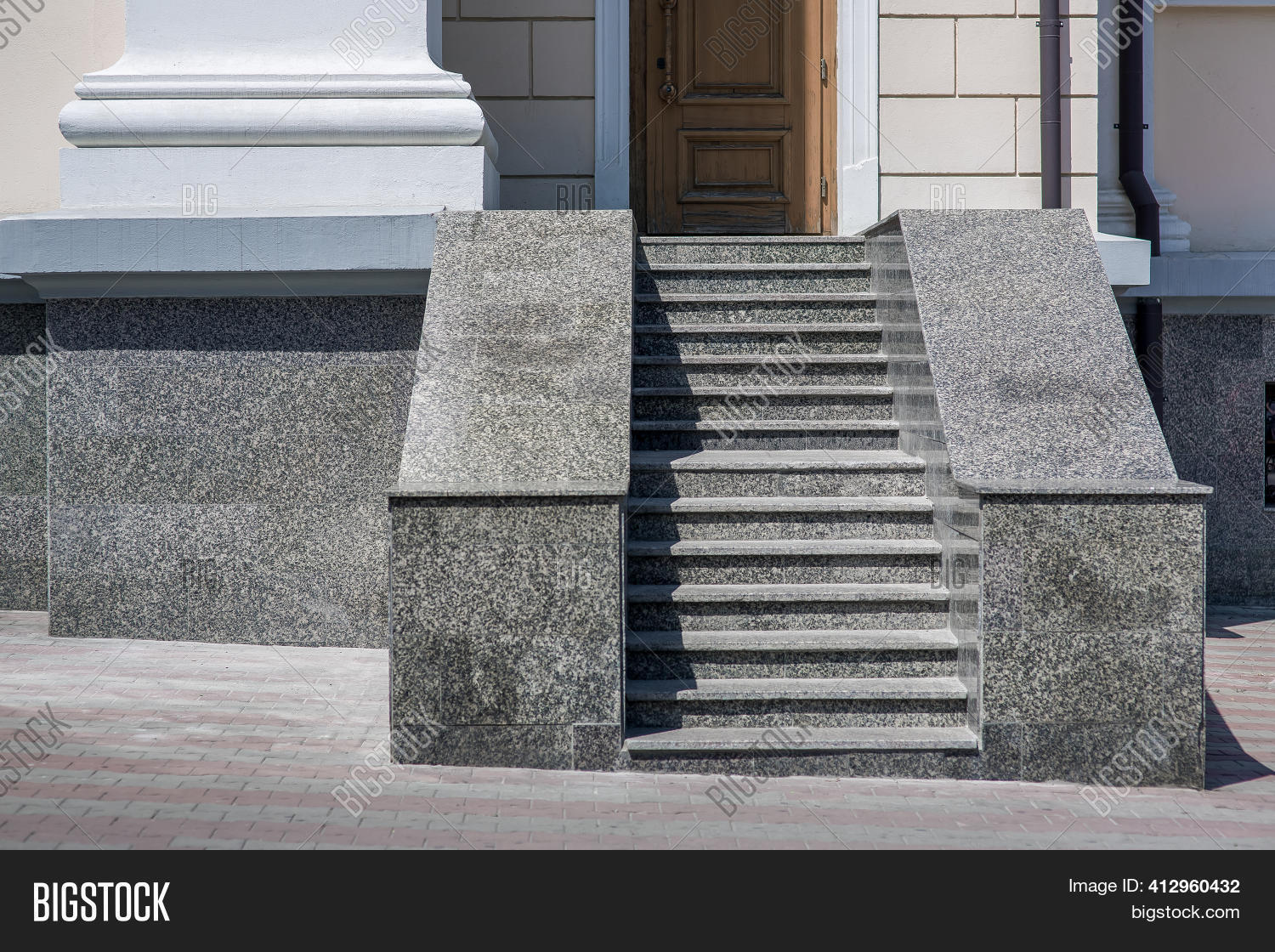 Gray Granite Stair Image & Photo (Free Trial) | Bigstock