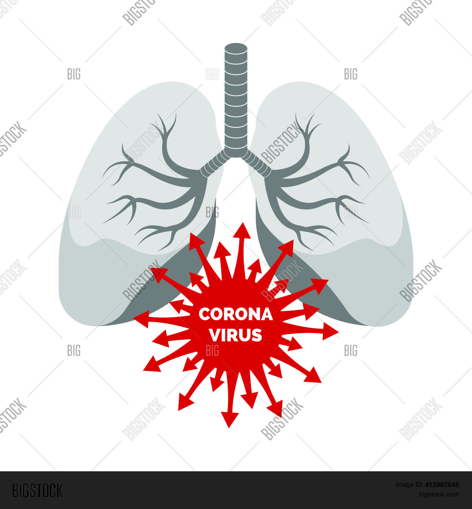Banner Lungs Vector & Photo (Free Trial) | Bigstock