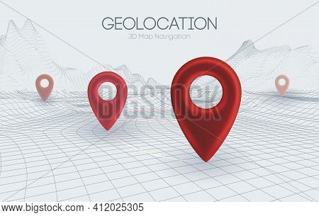 Wireframe Landscape Vector & Photo (Free Trial) | Bigstock