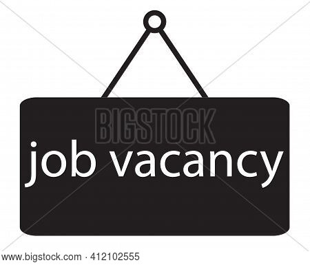 Job Vacancy Icon On Vector & Photo (Free Trial) | Bigstock