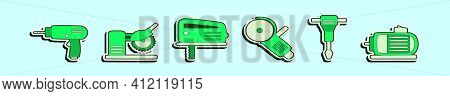 Set Pneumatic Cartoon Vector & Photo (Free Trial) | Bigstock