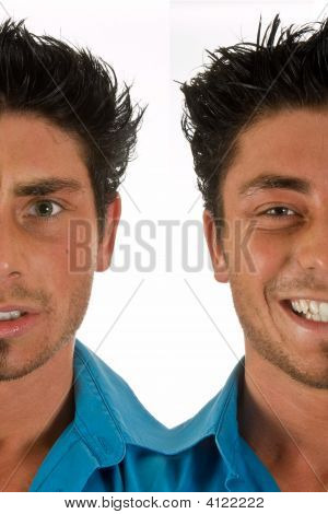 Split Face Image & Photo (Free Trial) | Bigstock