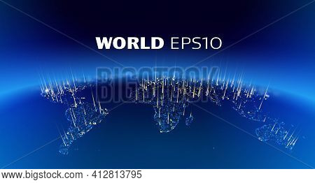 World Night Connect Vector & Photo (Free Trial) | Bigstock