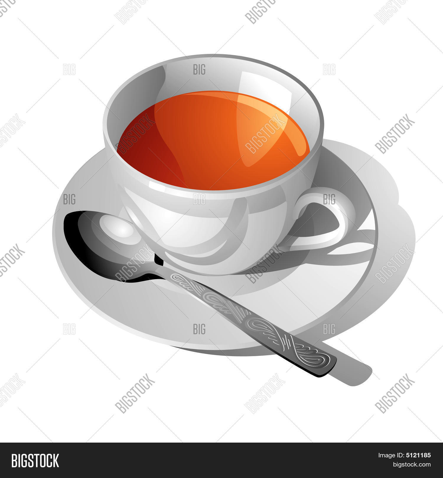 White Cup Tea Vector & Photo (Free Trial) | Bigstock