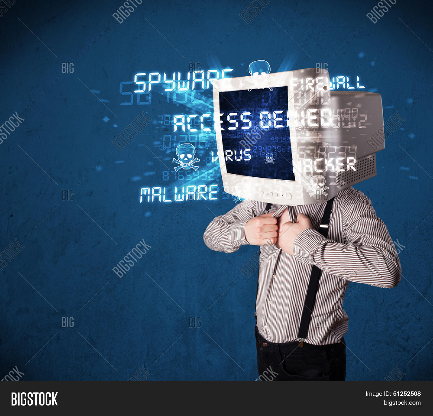 Monitor Head Person Image & Photo (Free Trial) | Bigstock