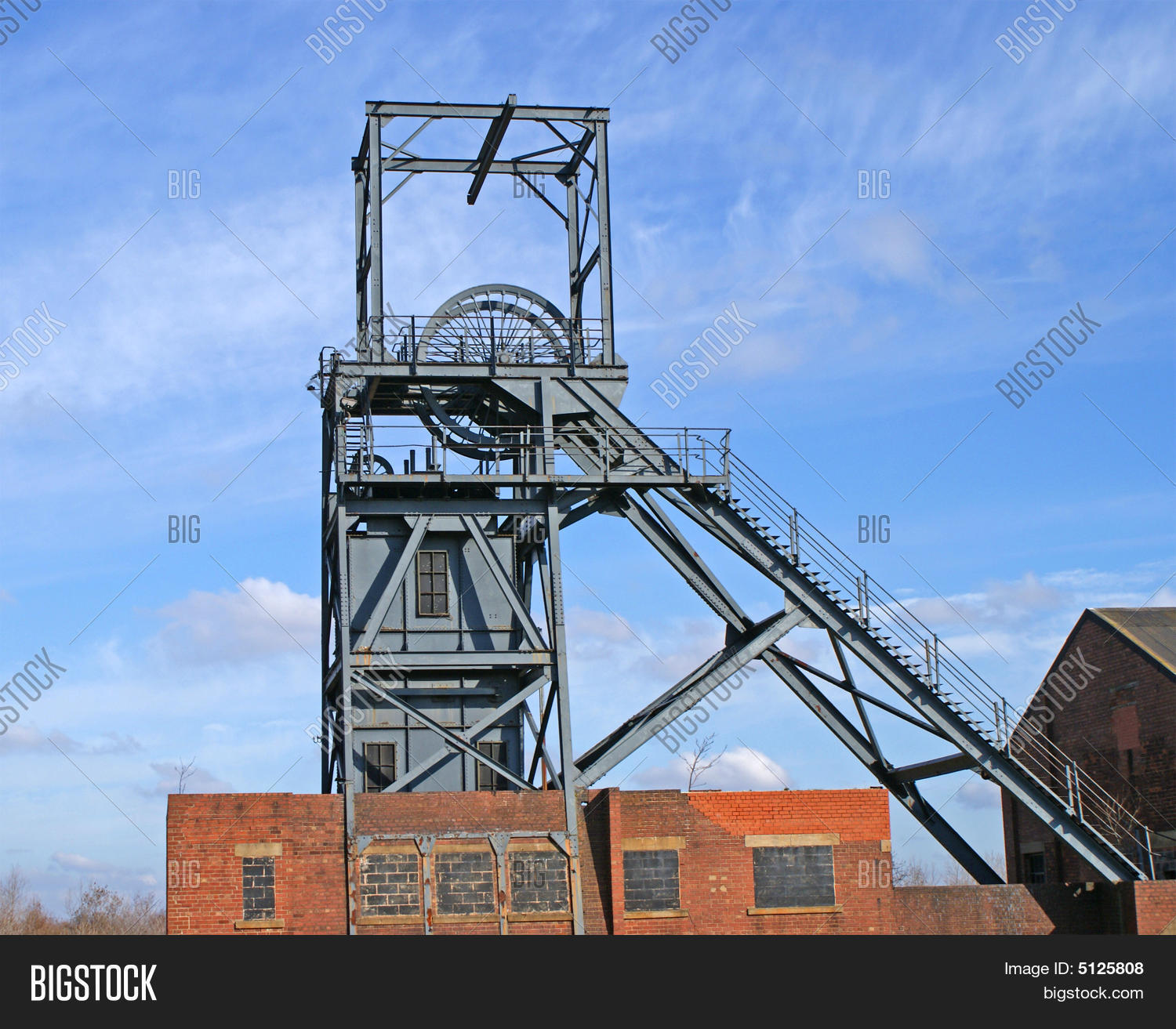 Coal Mine Winding Gear Image & Photo (Free Trial) | Bigstock