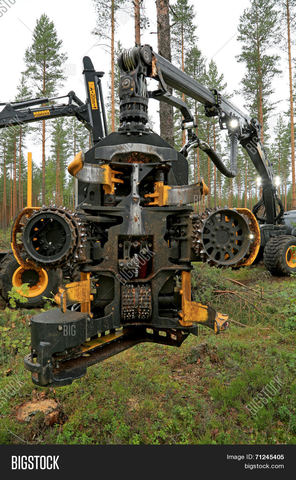 Ponsse H7 Harvester Image & Photo (Free Trial) | Bigstock