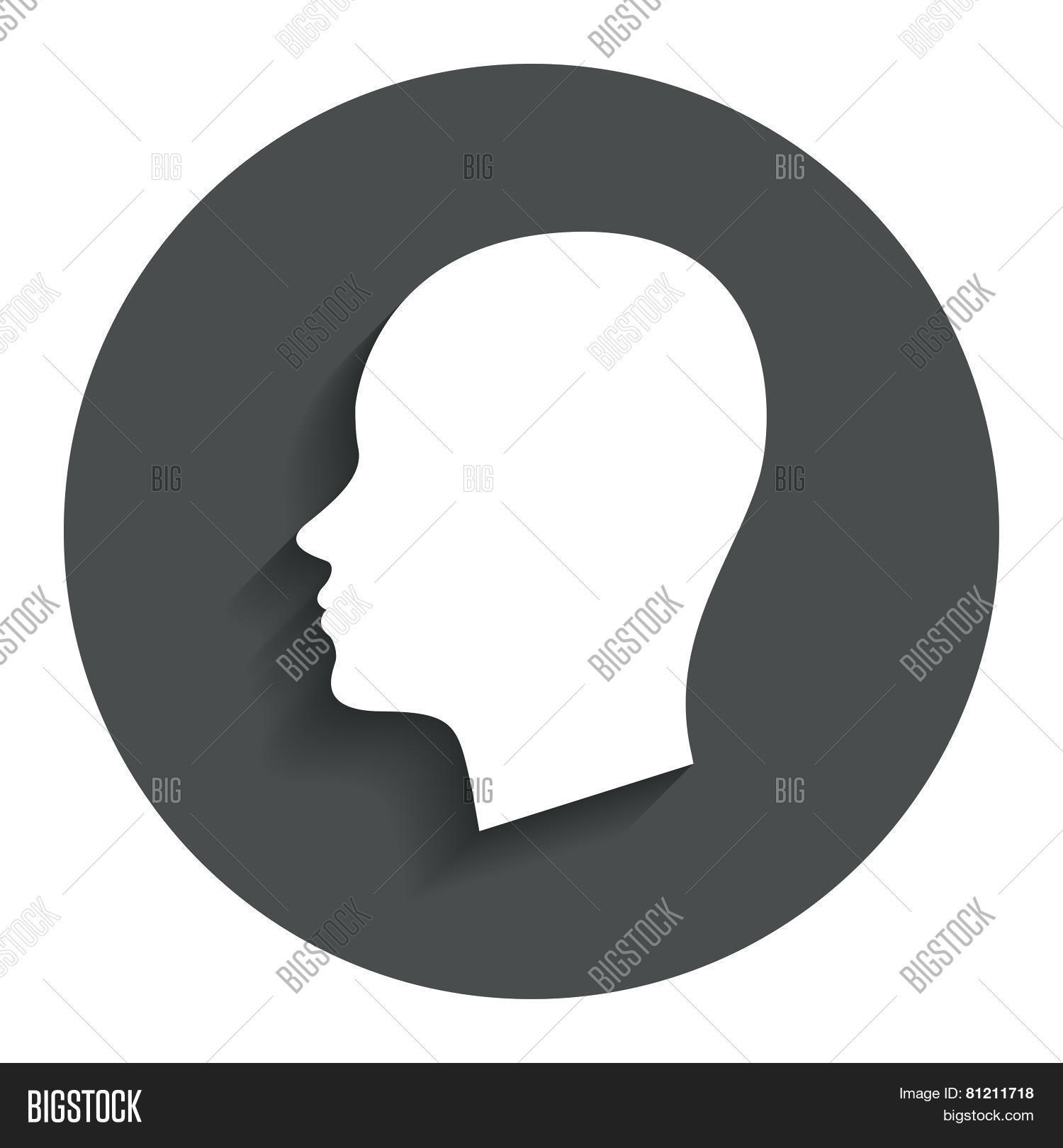 Head Sign Icon. Vector & Photo (Free Trial) | Bigstock