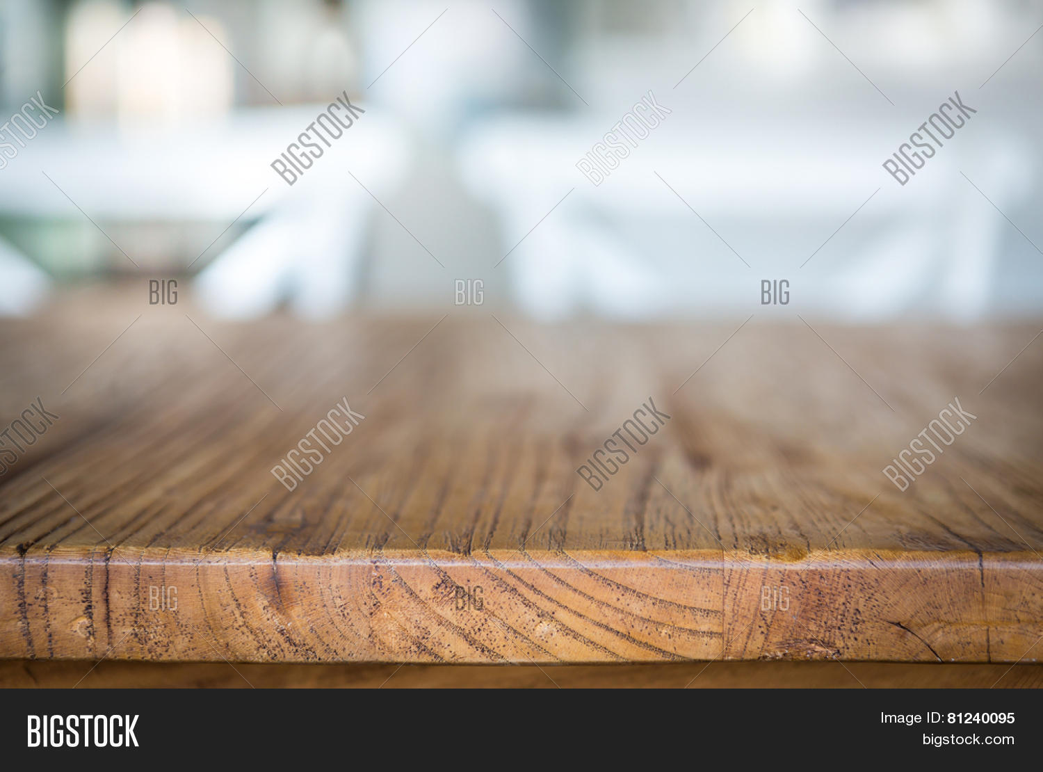 Wood Table Restaurant Image & Photo (Free Trial) | Bigstock
