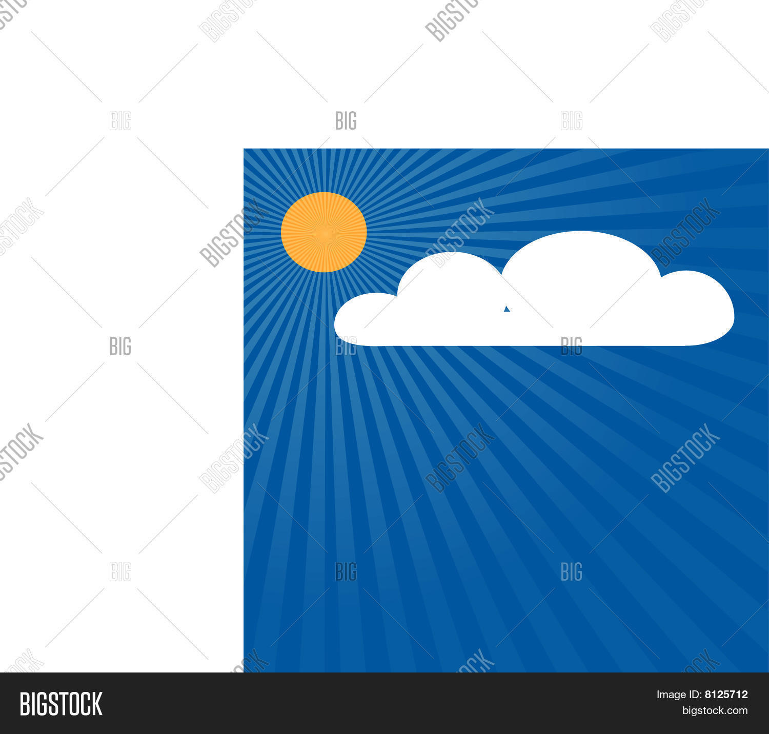 Sky Sun Cloud Vector & Photo (Free Trial) | Bigstock