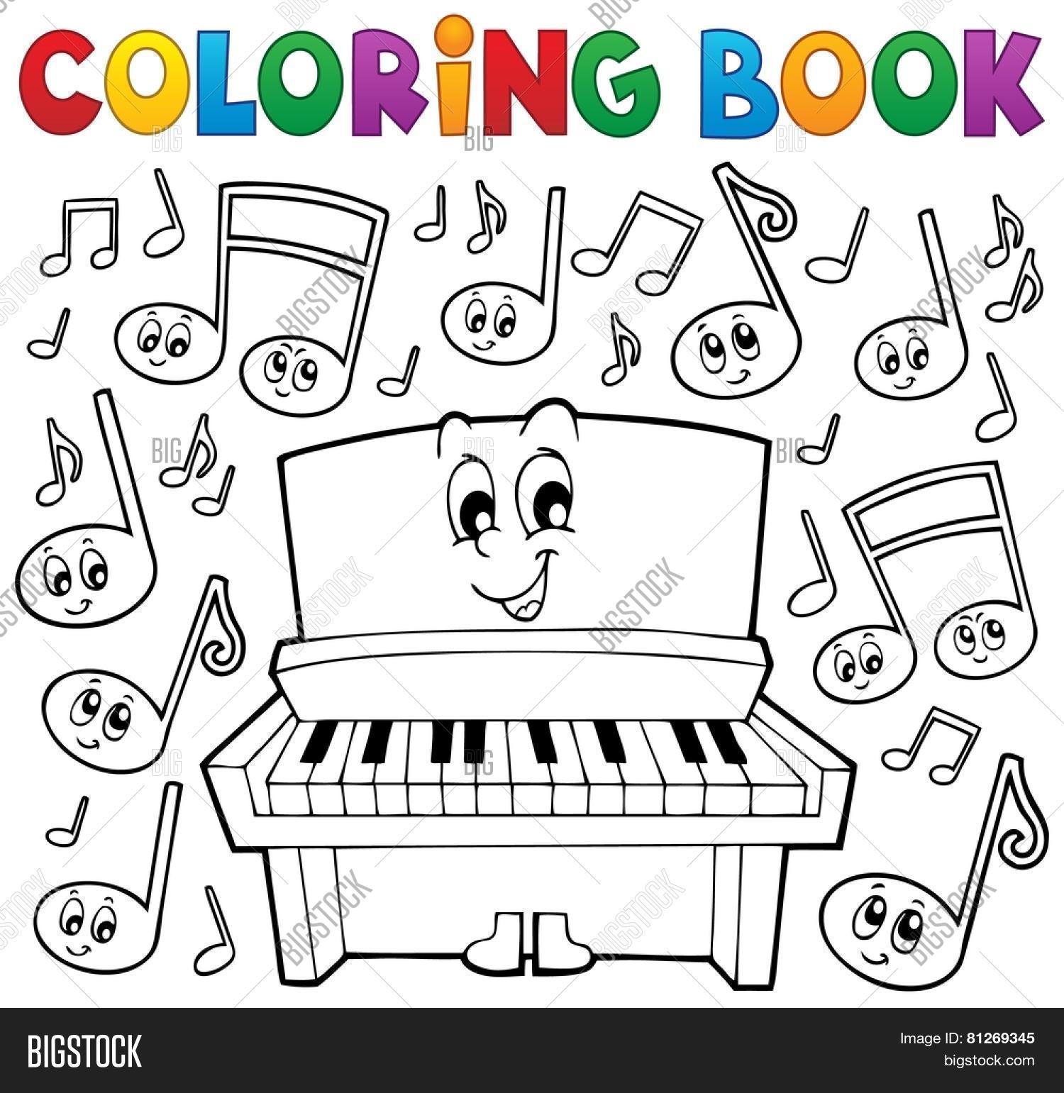 Coloring Book Music Vector & Photo (Free Trial) | Bigstock