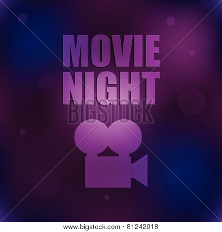 Movie Night Vector & Photo (Free Trial) | Bigstock