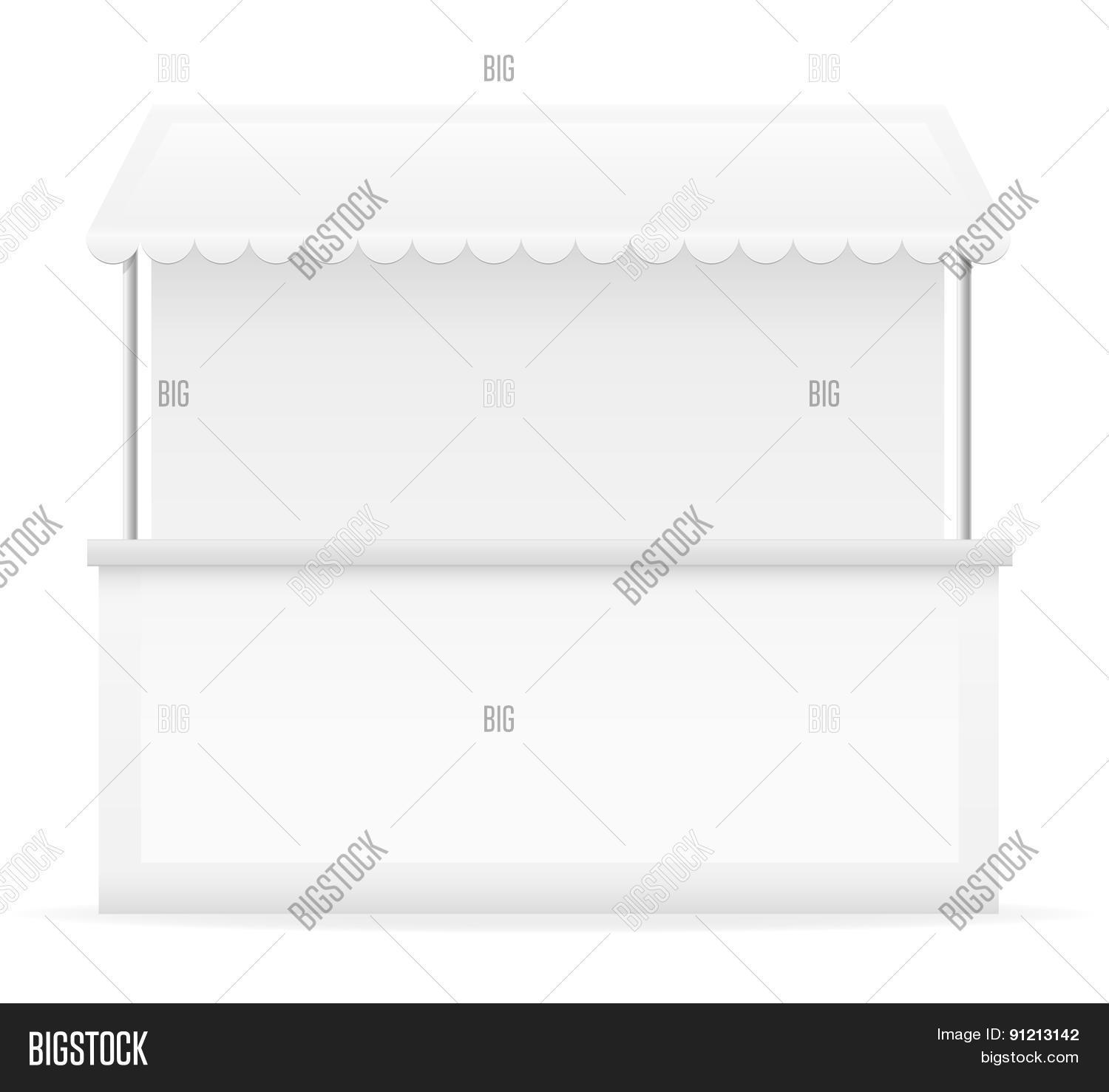 White Stall Vector Vector & Photo (Free Trial) | Bigstock