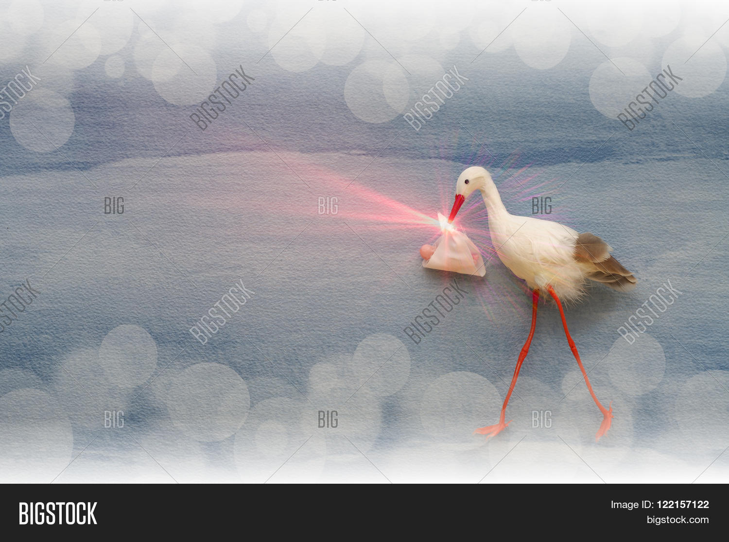 Stork Delivering Baby Image & Photo (Free Trial) | Bigstock