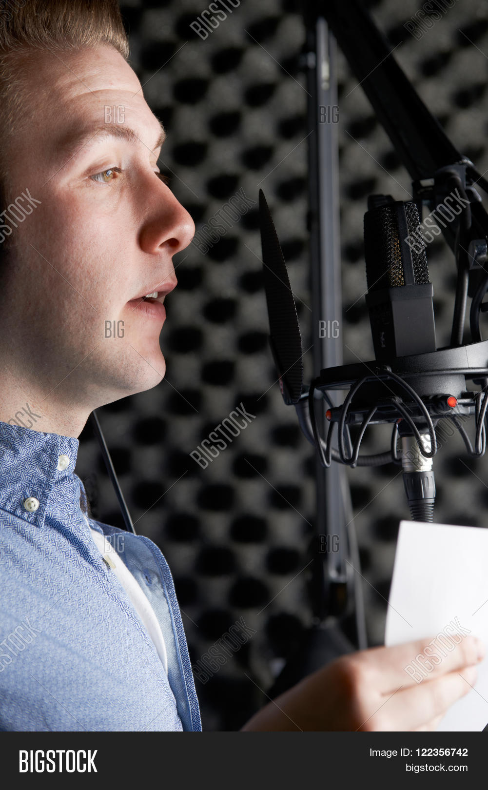 Man Recording Studio Image & Photo (Free Trial) | Bigstock