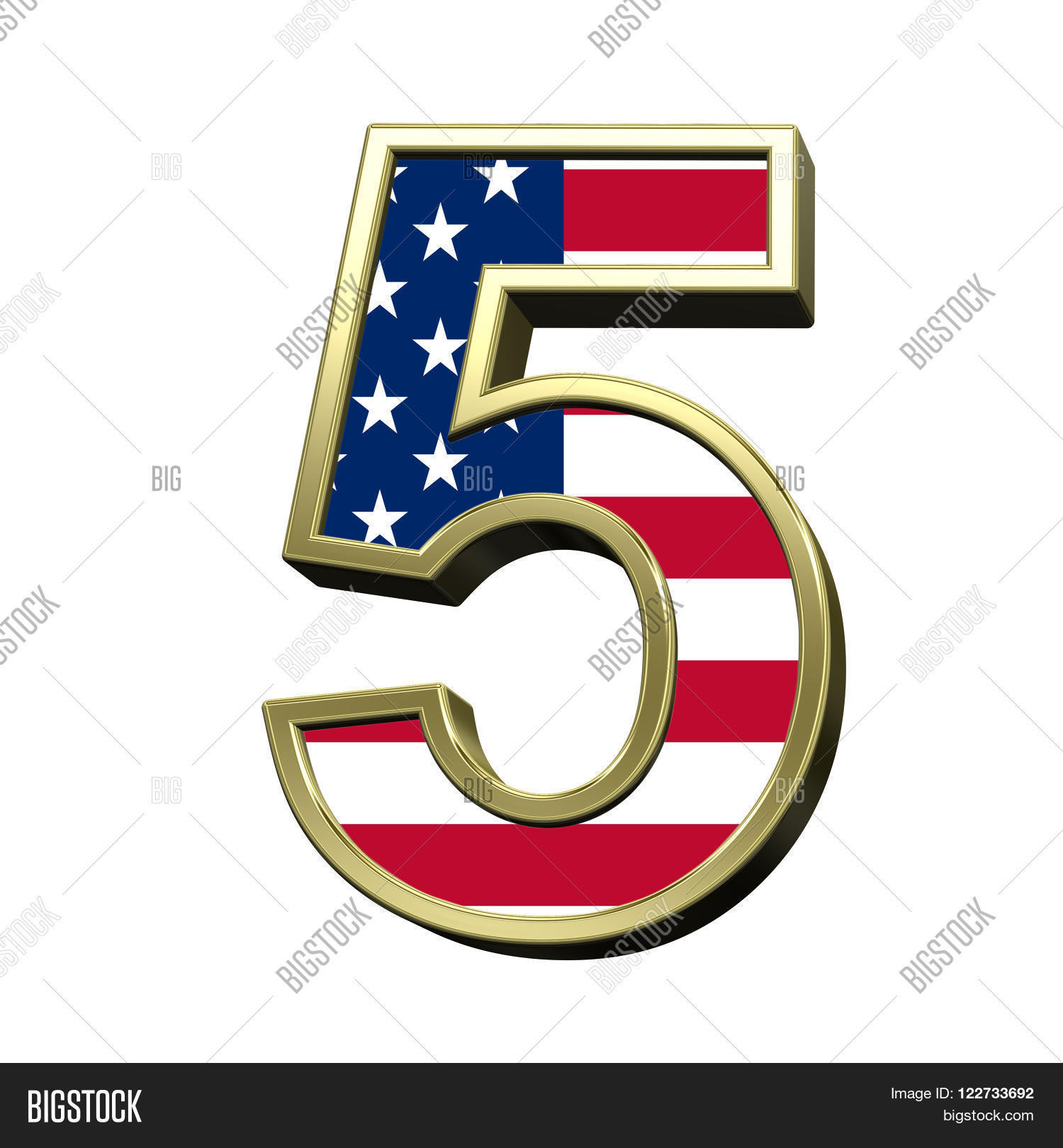 Number American Flag Image & Photo (Free Trial) | Bigstock
