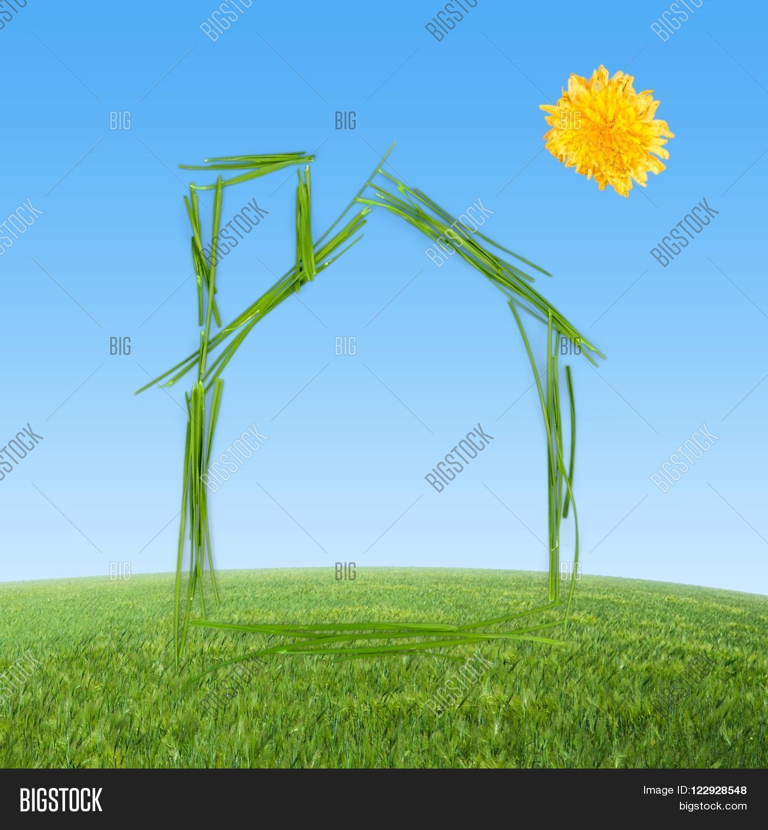 House Made Grass Sun Image & Photo (Free Trial) | Bigstock