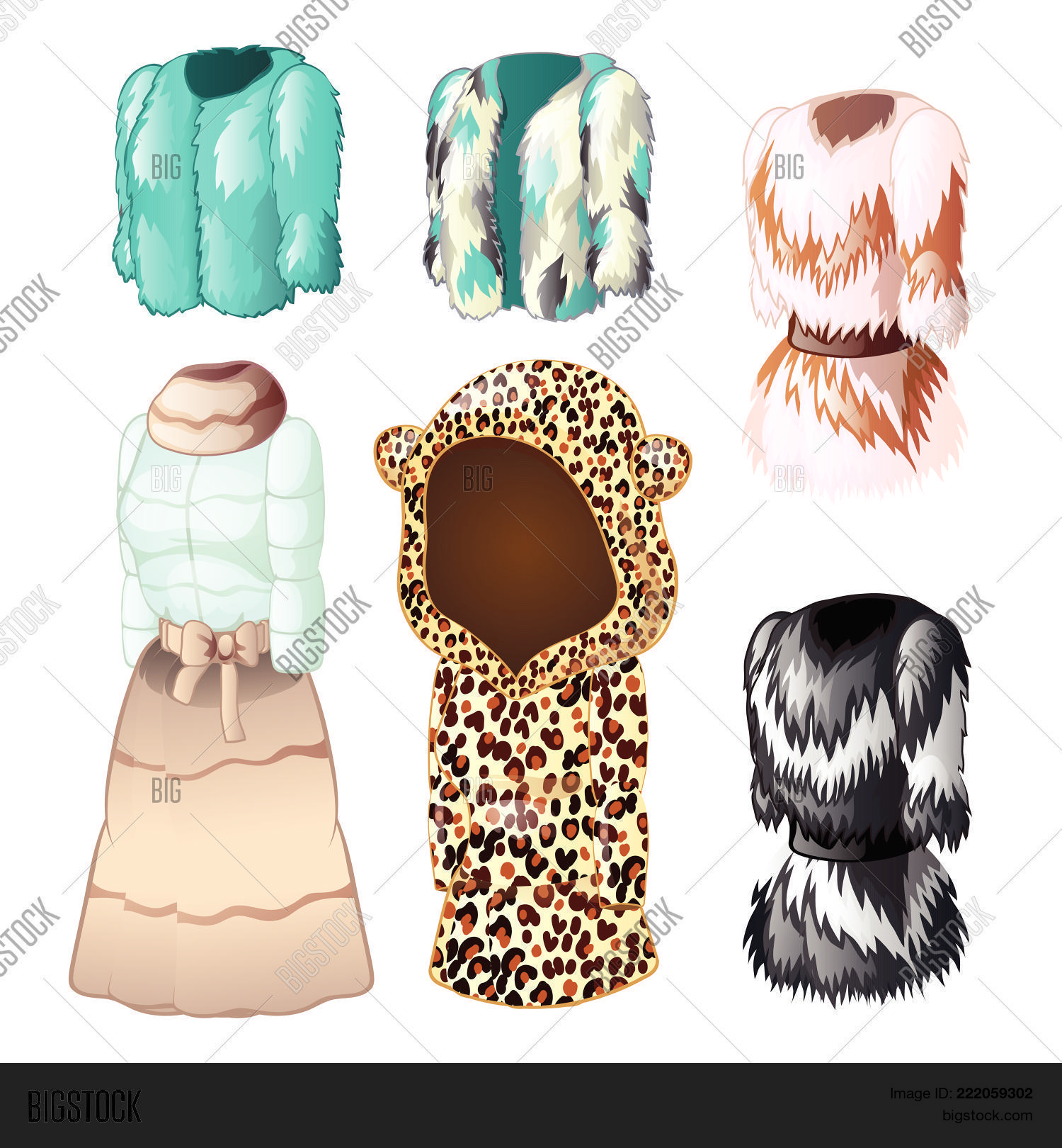 Set Woolen Jackets Vector & Photo (Free Trial) | Bigstock