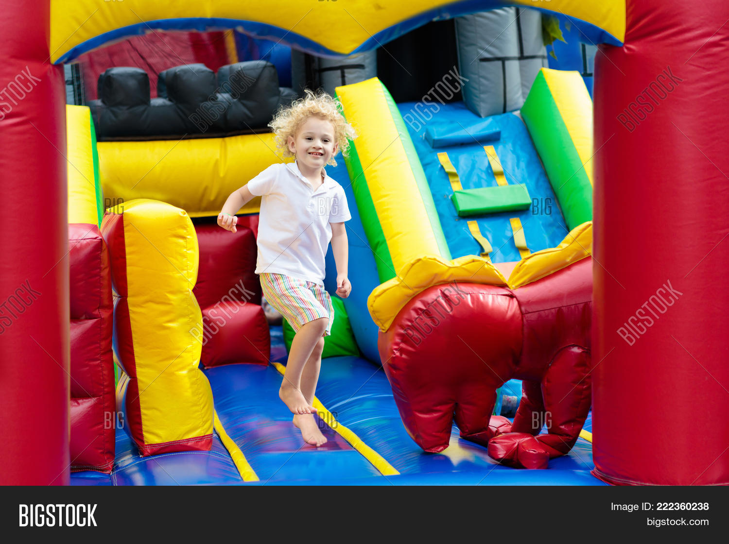 Child Jumping On Image & Photo (Free Trial) | Bigstock