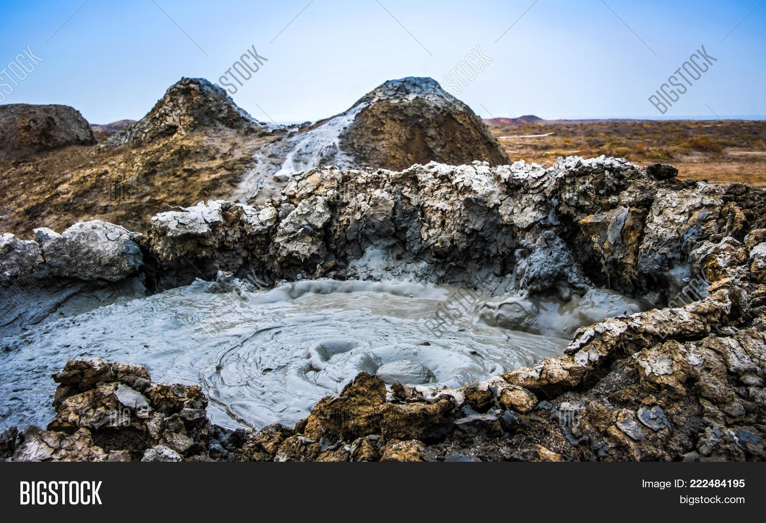 Mud Volcanoes Gobustan Image & Photo (Free Trial) | Bigstock