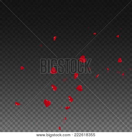 Falling Hearts Vector & Photo (Free Trial) | Bigstock
