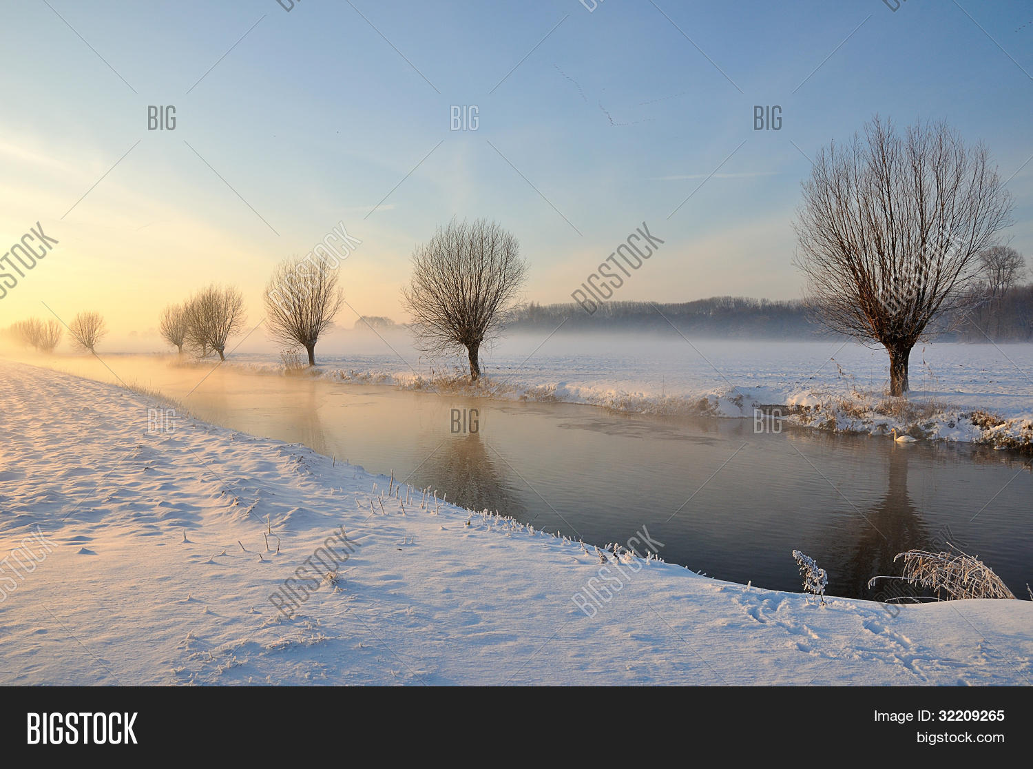 Dutch Winter Landscape Image & Photo (Free Trial) | Bigstock
