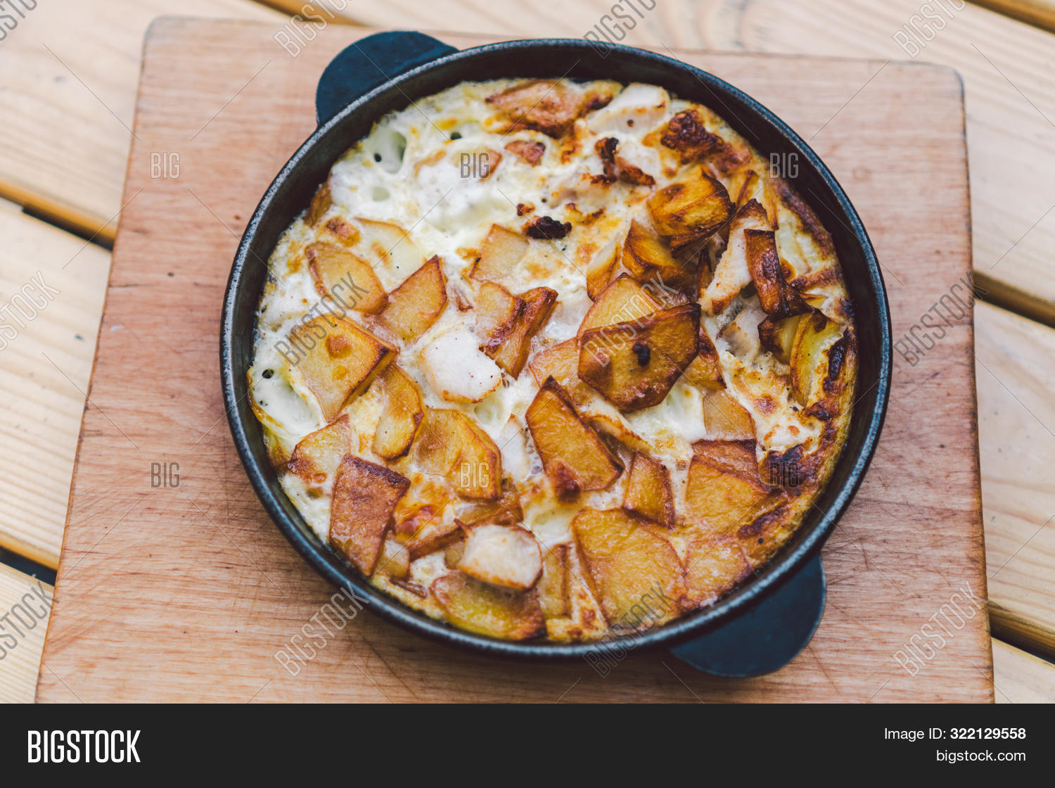 Potatoes Baked Meat Image & Photo (Free Trial) | Bigstock