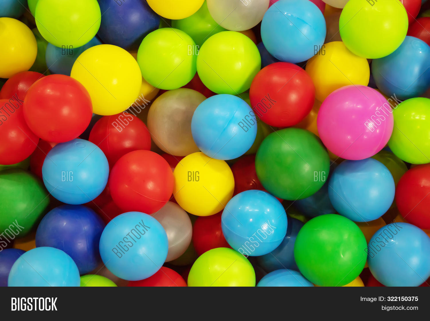 Colored Plastic Balls Image & Photo (Free Trial) | Bigstock