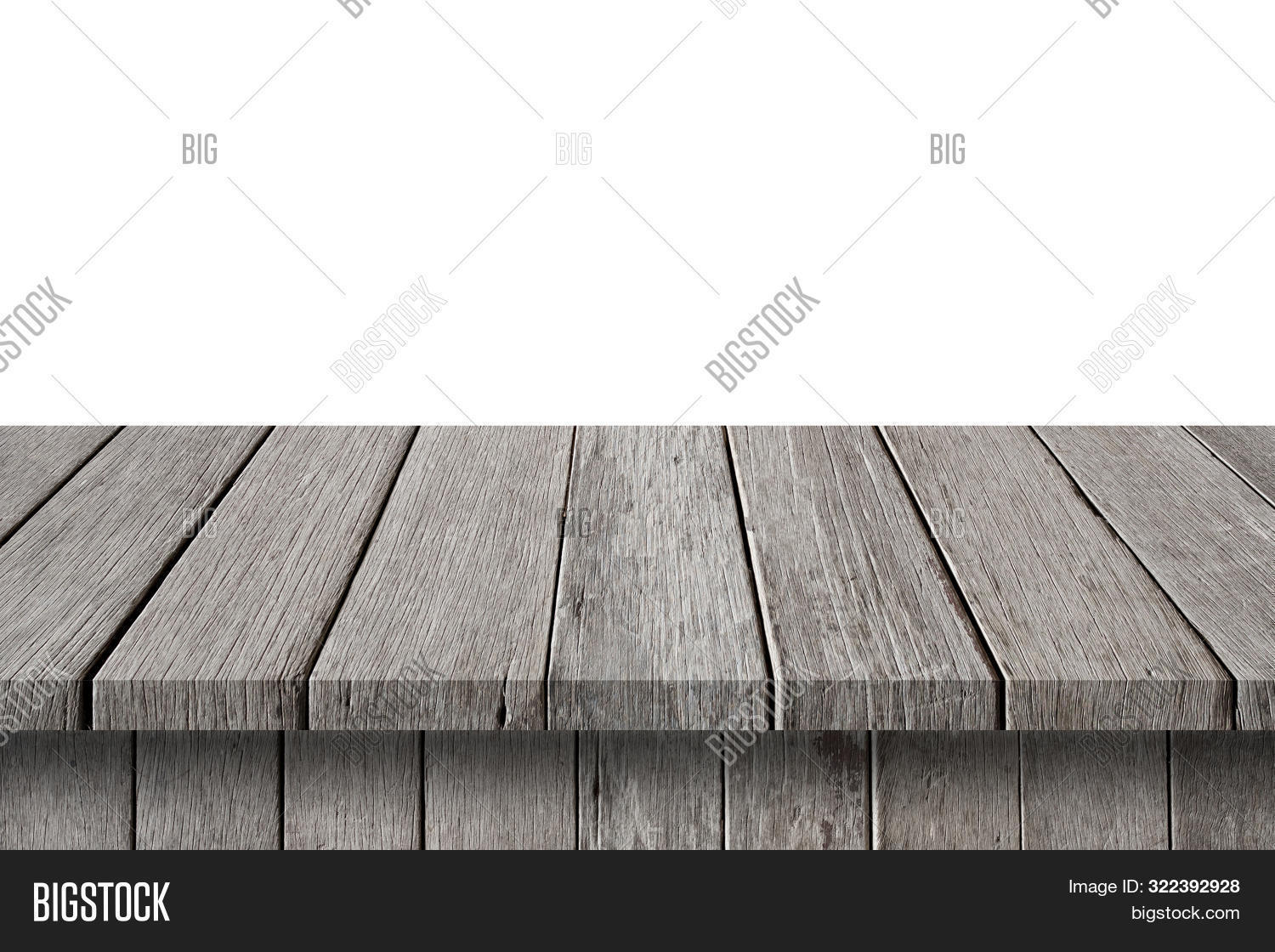 Empty Wood Table On Image & Photo (Free Trial) | Bigstock