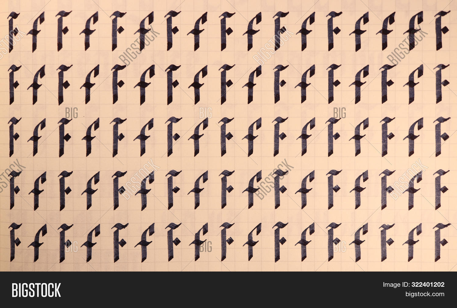 Lettering Practice Image & Photo (Free Trial) | Bigstock