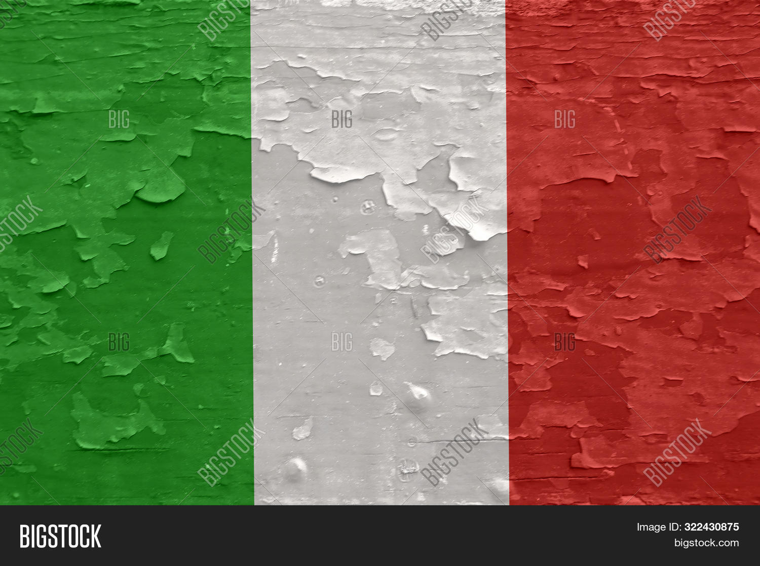 Italy Flag On Old Image & Photo (Free Trial) | Bigstock