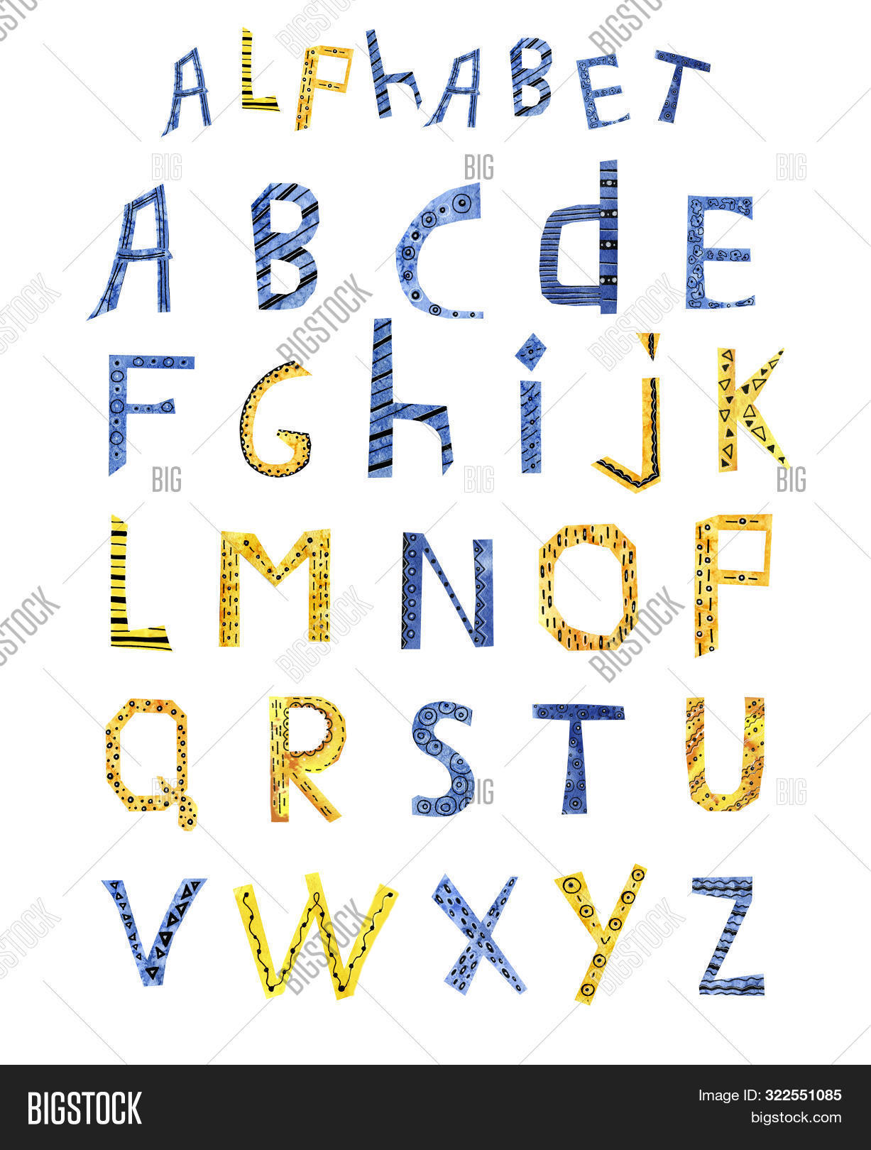 Cartoon Letters Image & Photo (Free Trial) | Bigstock