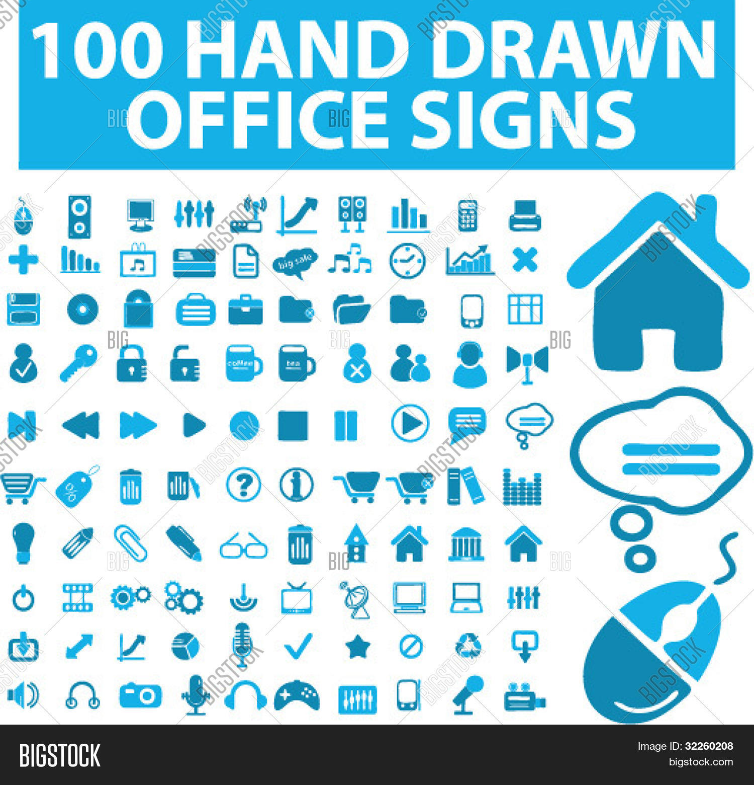 100 Hand Drawn Office Vector & Photo (Free Trial) | Bigstock