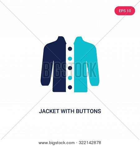 Jacket Buttons Icon Vector & Photo (Free Trial) | Bigstock