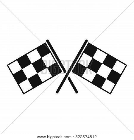 Rally Flags Icon. Vector & Photo (Free Trial) | Bigstock