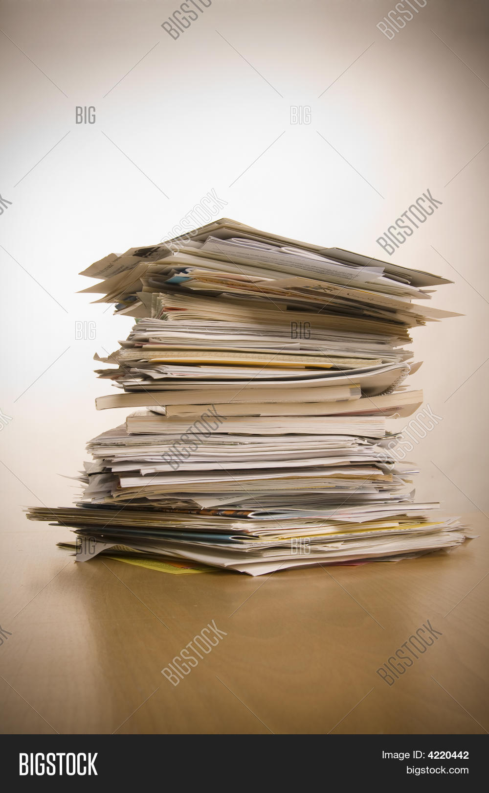 Stack Papers Image & Photo (Free Trial) | Bigstock