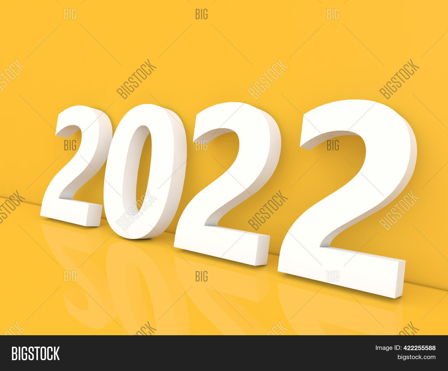2022 White Numbers On Image & Photo (Free Trial) | Bigstock