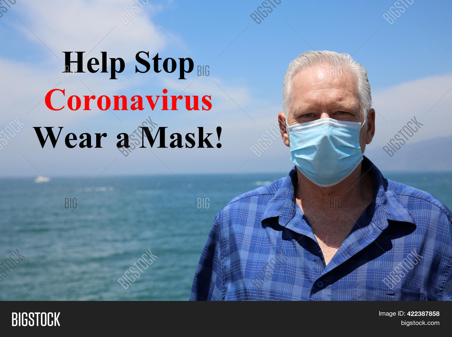 Man Wearing Paper Mask Image & Photo (Free Trial) | Bigstock