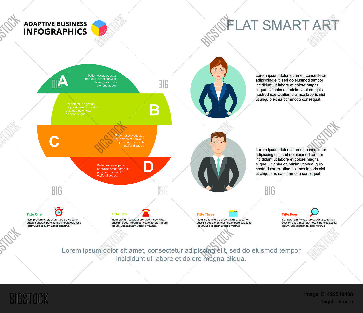 Four Area Circle Vector & Photo (Free Trial) | Bigstock
