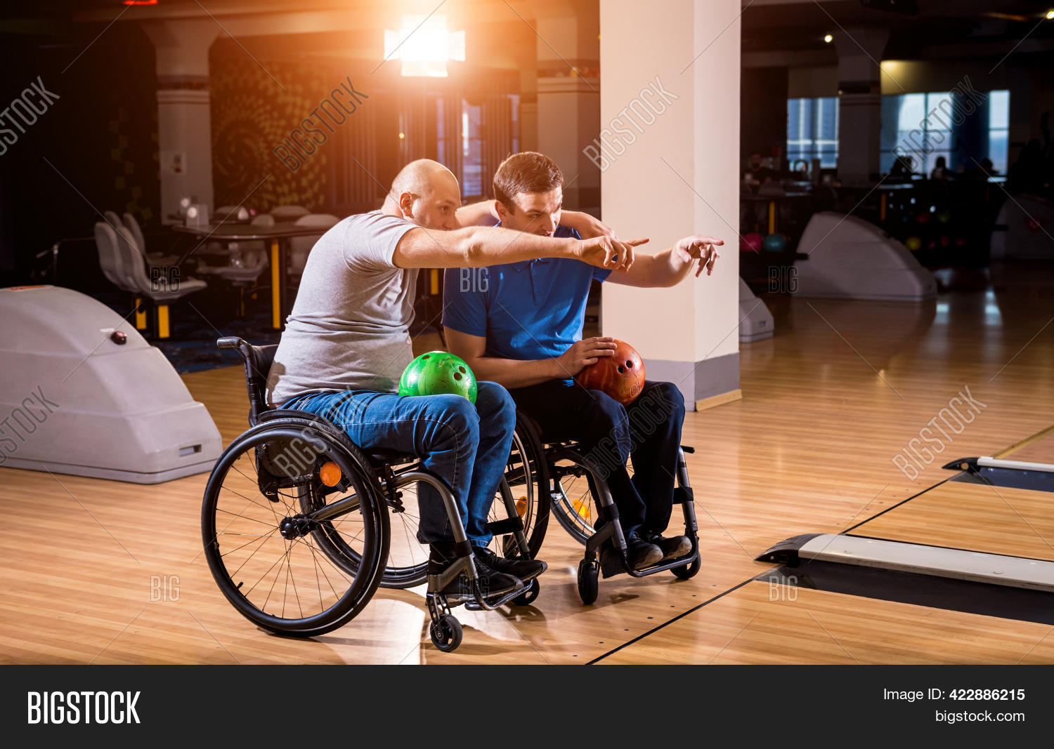 Two Young Disabled Men Image & Photo (Free Trial) | Bigstock