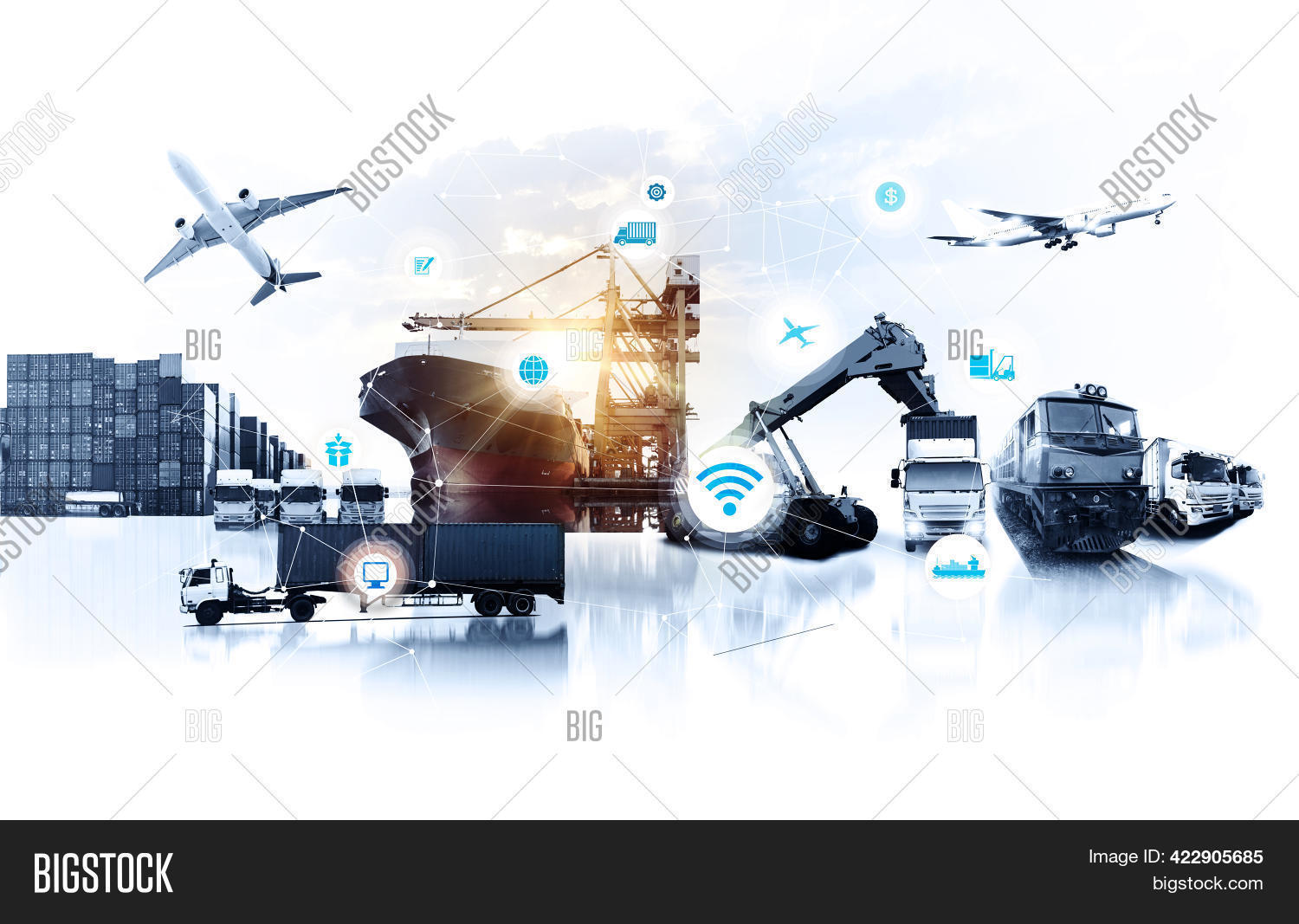 World Map Logistic Image & Photo (Free Trial) | Bigstock