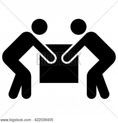 Two Person Lift Vector & Photo (Free Trial) | Bigstock